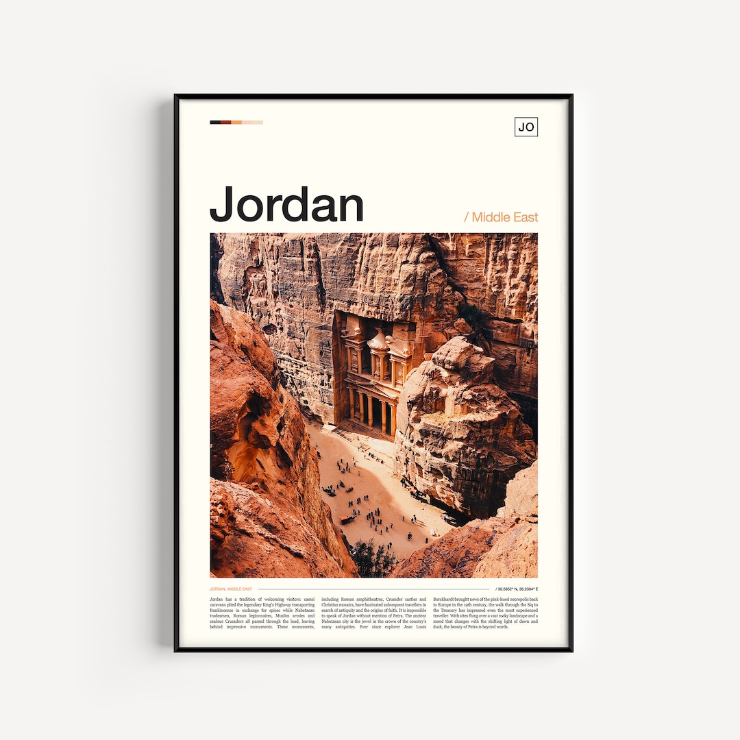 Jordan Print, Jordan Poster, Jordan Art, Jordan Wall Art, Petra Jordan ...