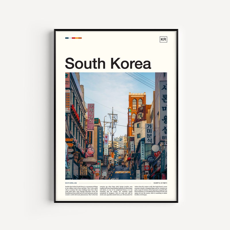 Korean Poster - Etsy