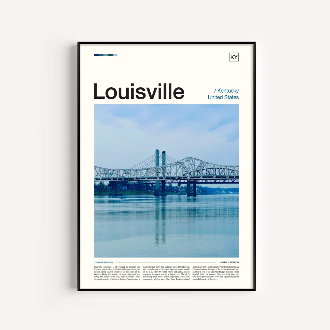 Louisville Art, Louisville Gift, Louisville Poster, Louisville Print ...