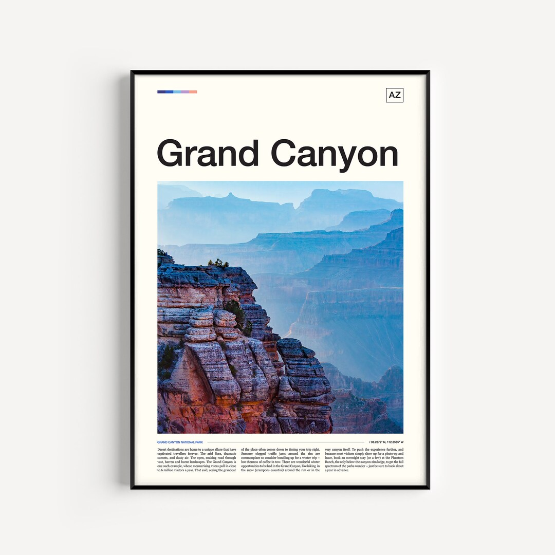 Grand Canyon Print, Grand Canyon Poster, Grand Canyon Art, Grand Canyon ...