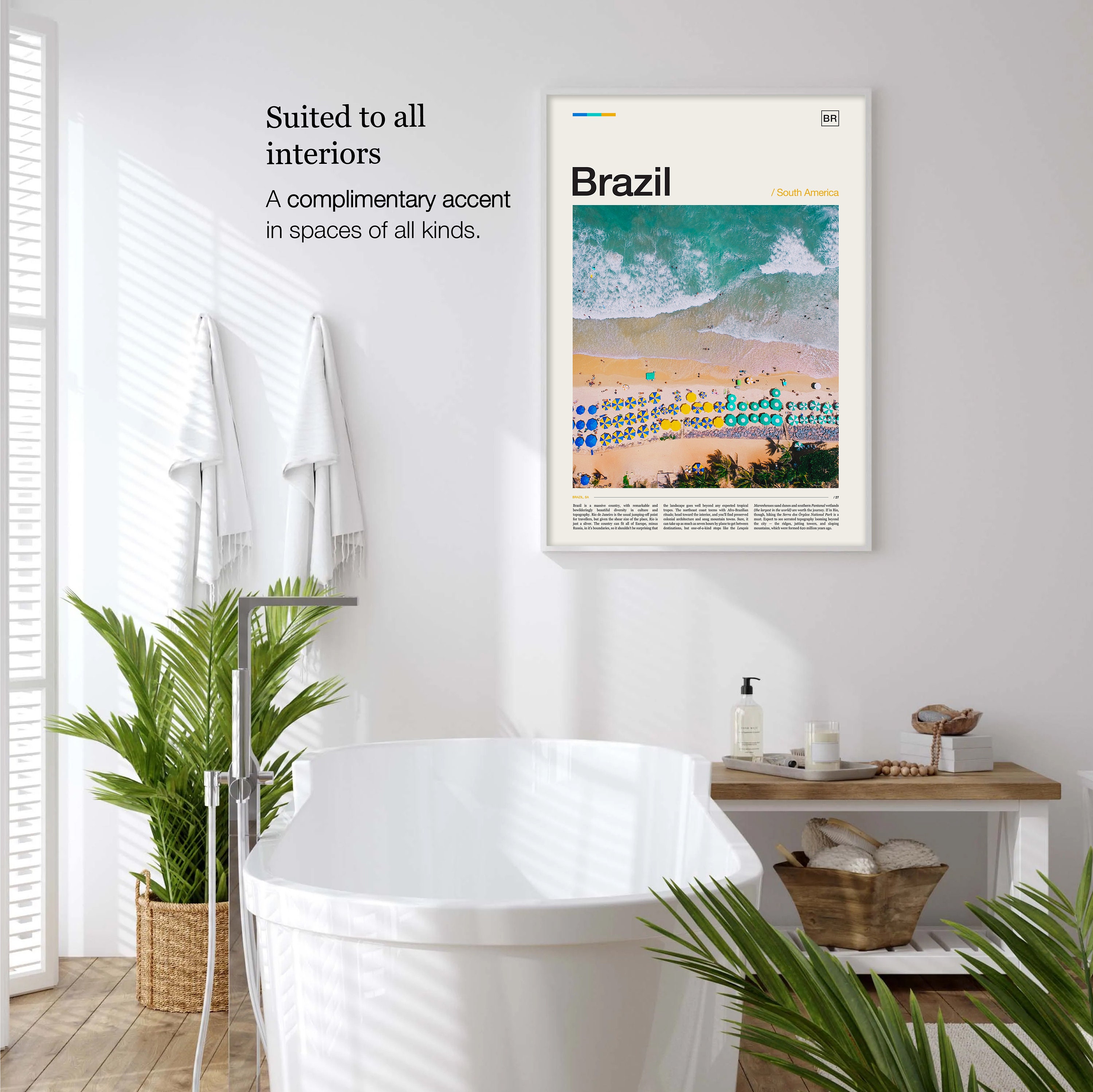 Brazil Print Brazil Poster Brazil Art Brazil Wall Art - Etsy