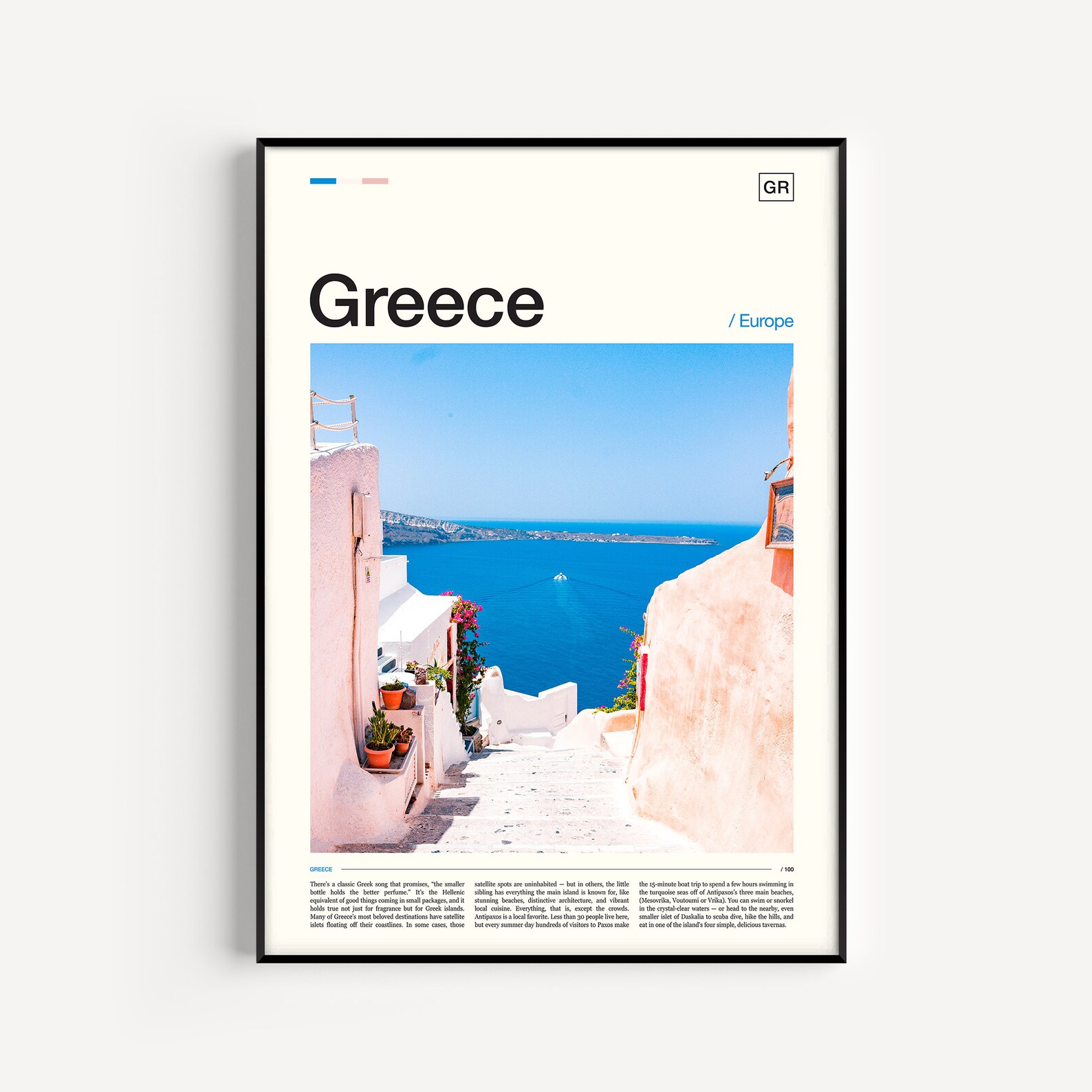 Greece Print Greece Wall Art Greece Poster Greece Art - Etsy