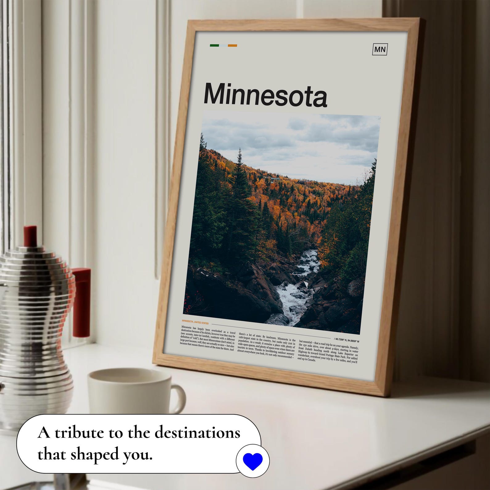 Minnesota Print, Minnesota Décor, Minnesota Wall Art, Minnesota Poster ...
