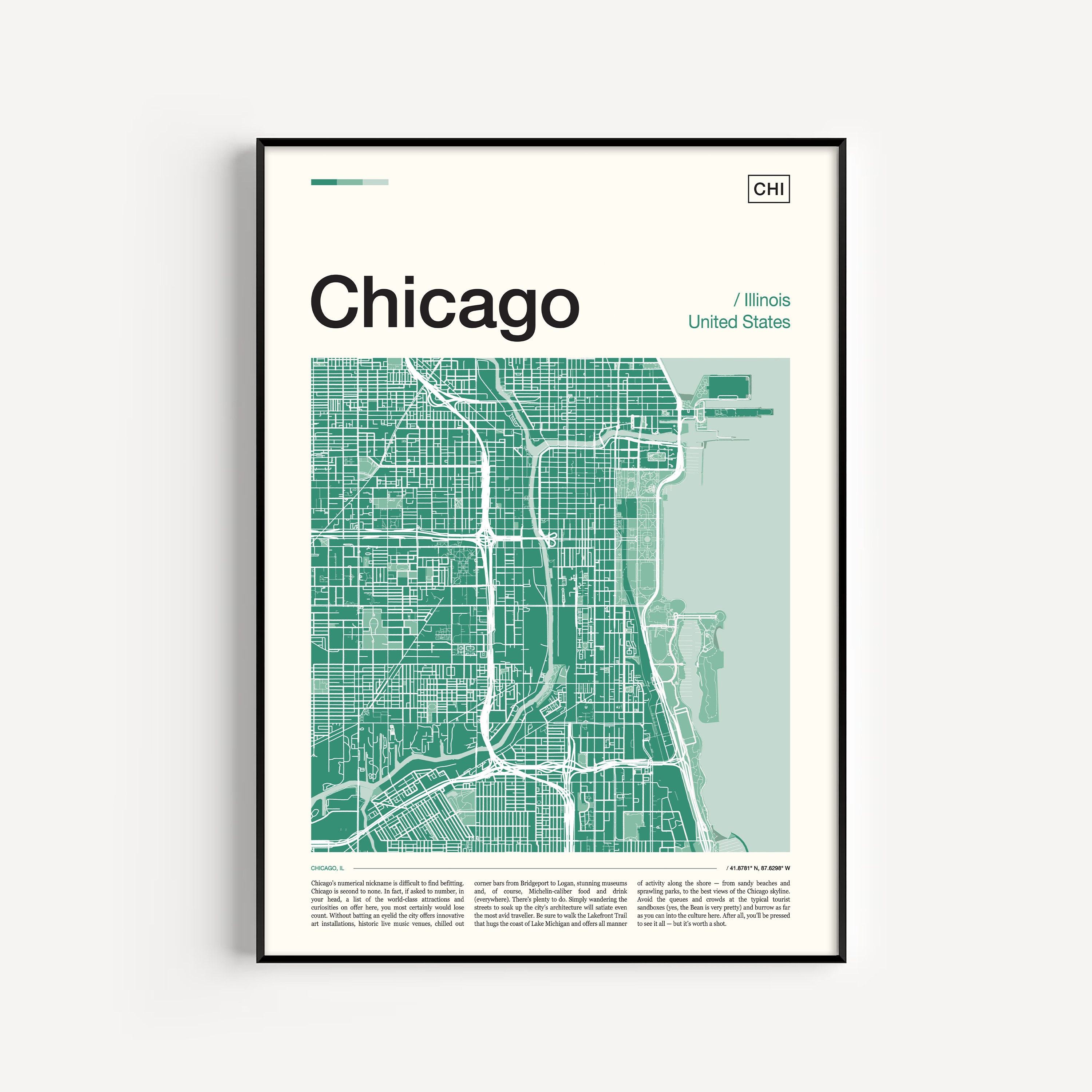 Map Of Chicago Attractions