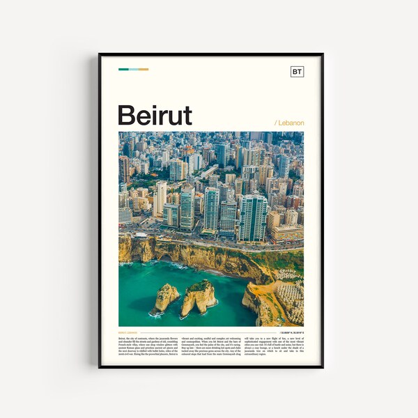 Beirut Poster - Etsy