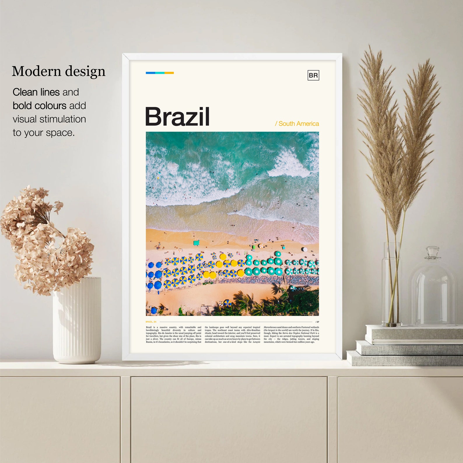Brazil Print Brazil Poster Brazil Art Brazil Wall Art - Etsy
