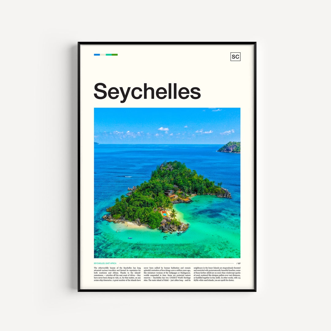 Seychelles Print Seychelles Art Print Seychelles Poster - Etsy