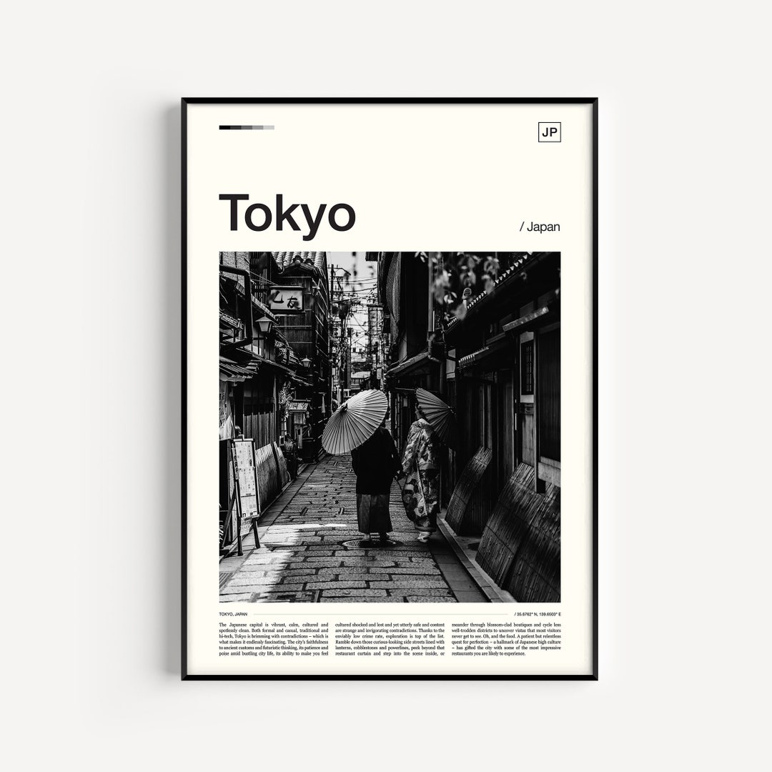 Tokyo Print, Black and White, Tokyo Poster, Tokyo Artwork, Tokyo Art ...