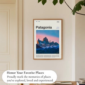 Patagonia Poster, Patagonia Wall Art, Patagonia Print, Patagonia ...