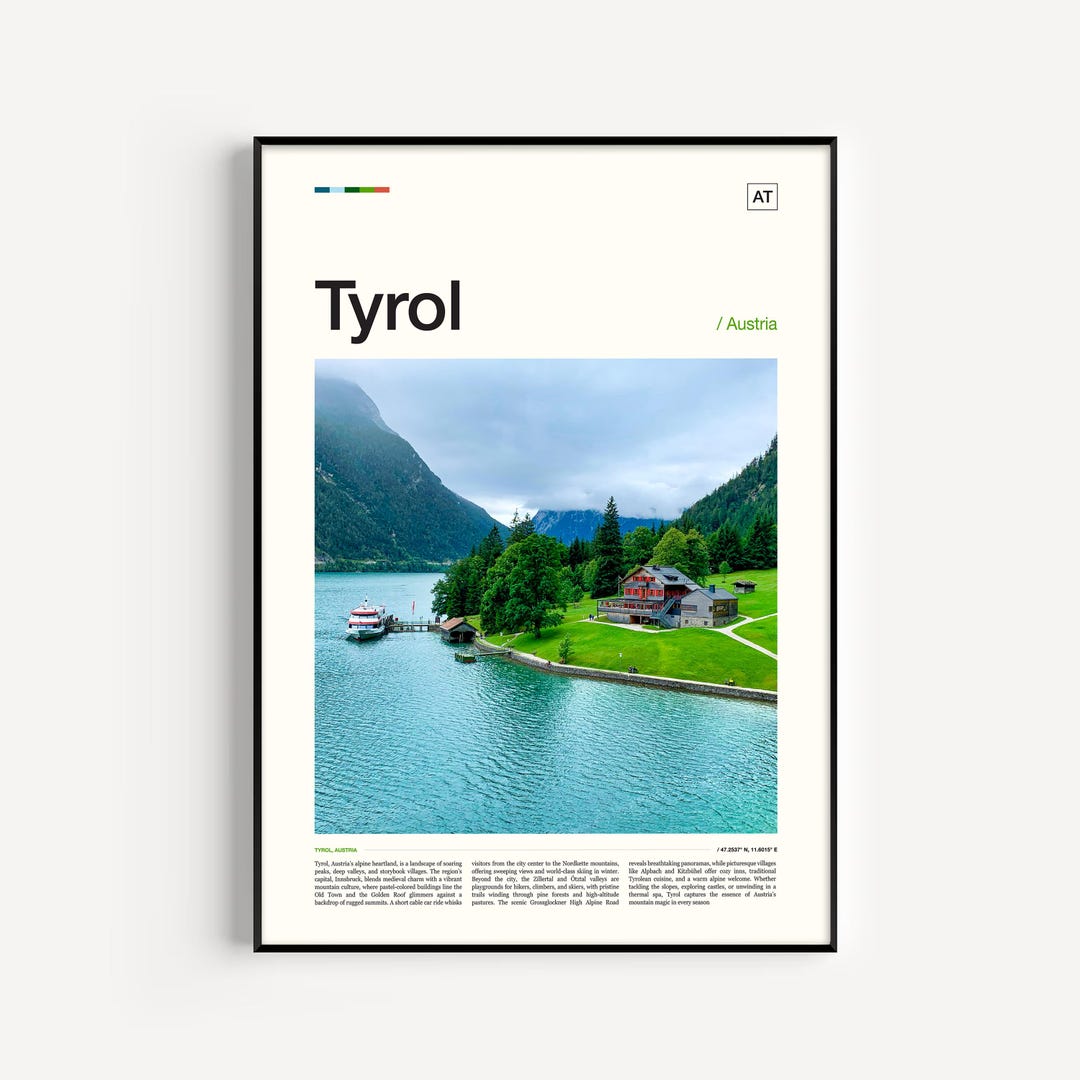 Tyrol Print, Tyrol Poster, Tyrol Art, Tyrol Photo, Tyrol Travel, Tyrol ...