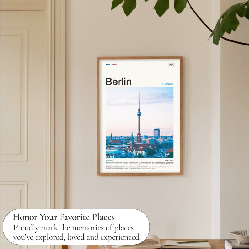 Berlin Print Berlin Poster Berlin Wall Art Berlin Art - Etsy