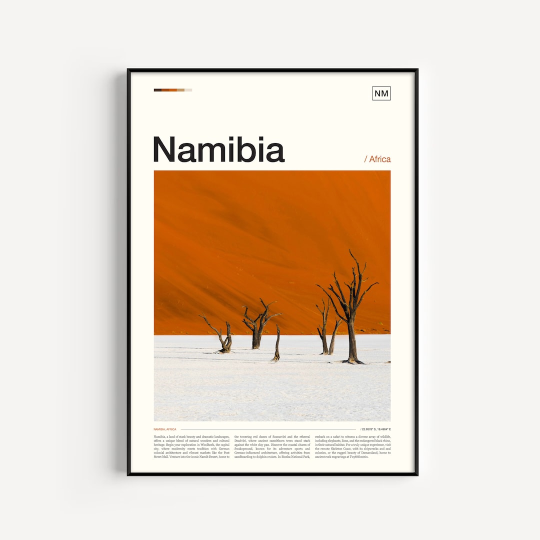 Namibia Print, Namibia Poster, Namibia Wall Art, Namibia Photo, Namibia ...