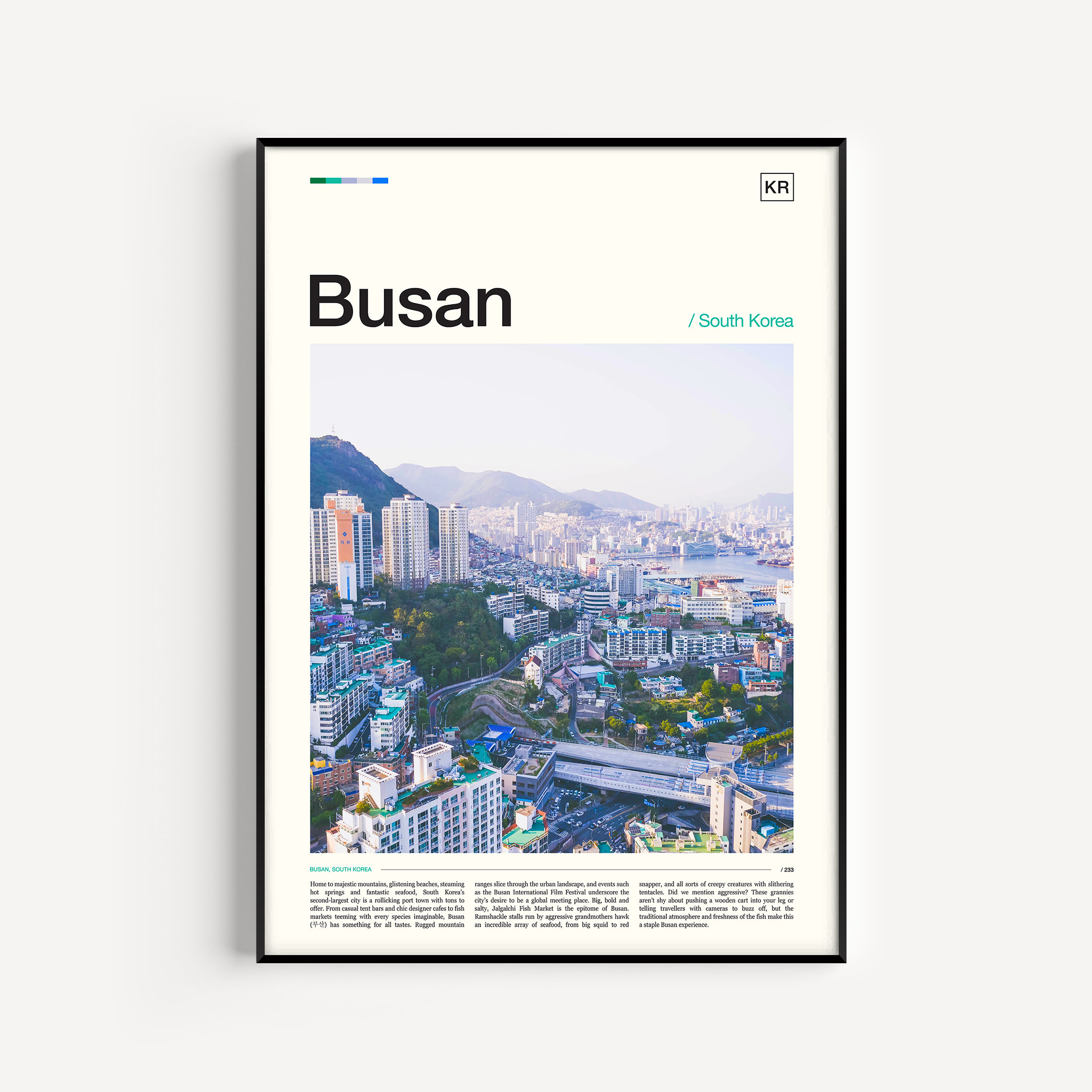 Busan Print Busan Poster Busan Wall Art Busan Art Print - Etsy Hong Kong