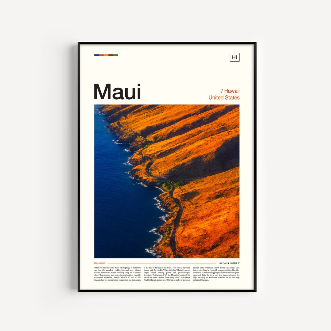 Maui Poster, Maui Print, Maui Art Print, Maui Photo, Maui Wall Art ...