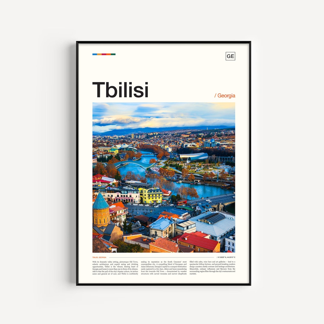 Tbilisi Print, Tbilisi Poster, Tbilisi Wall Art, Tbilisi Art Print ...