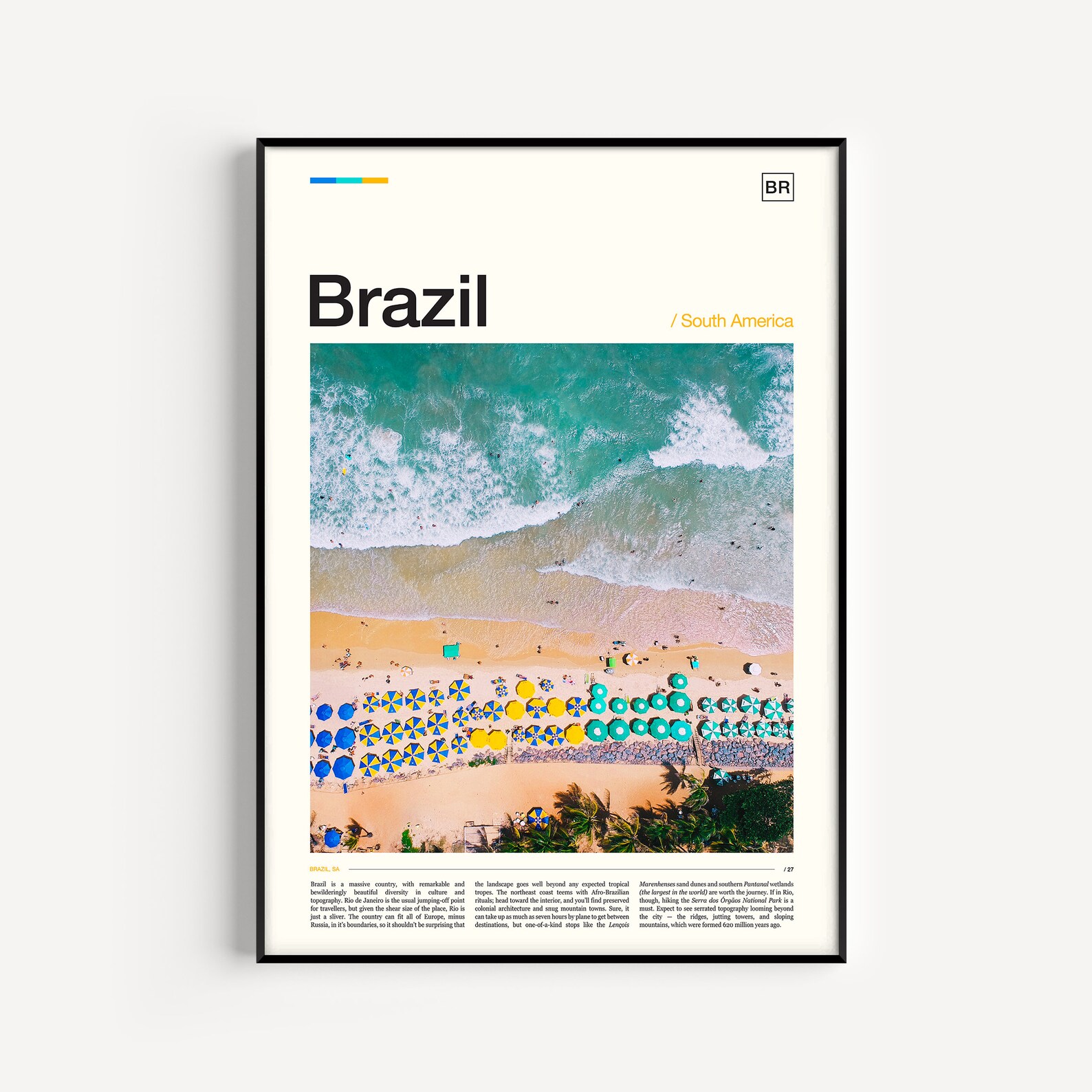 Brazil Print Brazil Poster Brazil Art Brazil Wall Art - Etsy