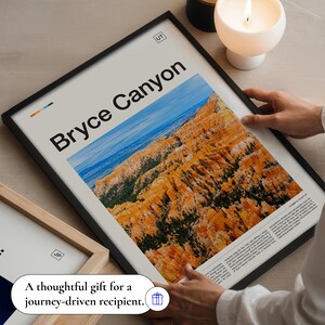 Bryce Canyon Utah, National Park Poster, National Park Gift, National ...