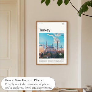 Turkey Print, Turkey Poster, Turkey Wall Art, Turkey Artwork, Turkey ...