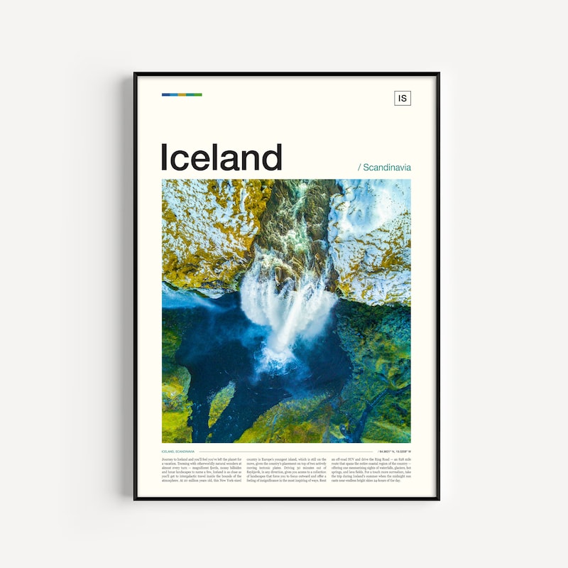 Iceland Poster - Etsy
