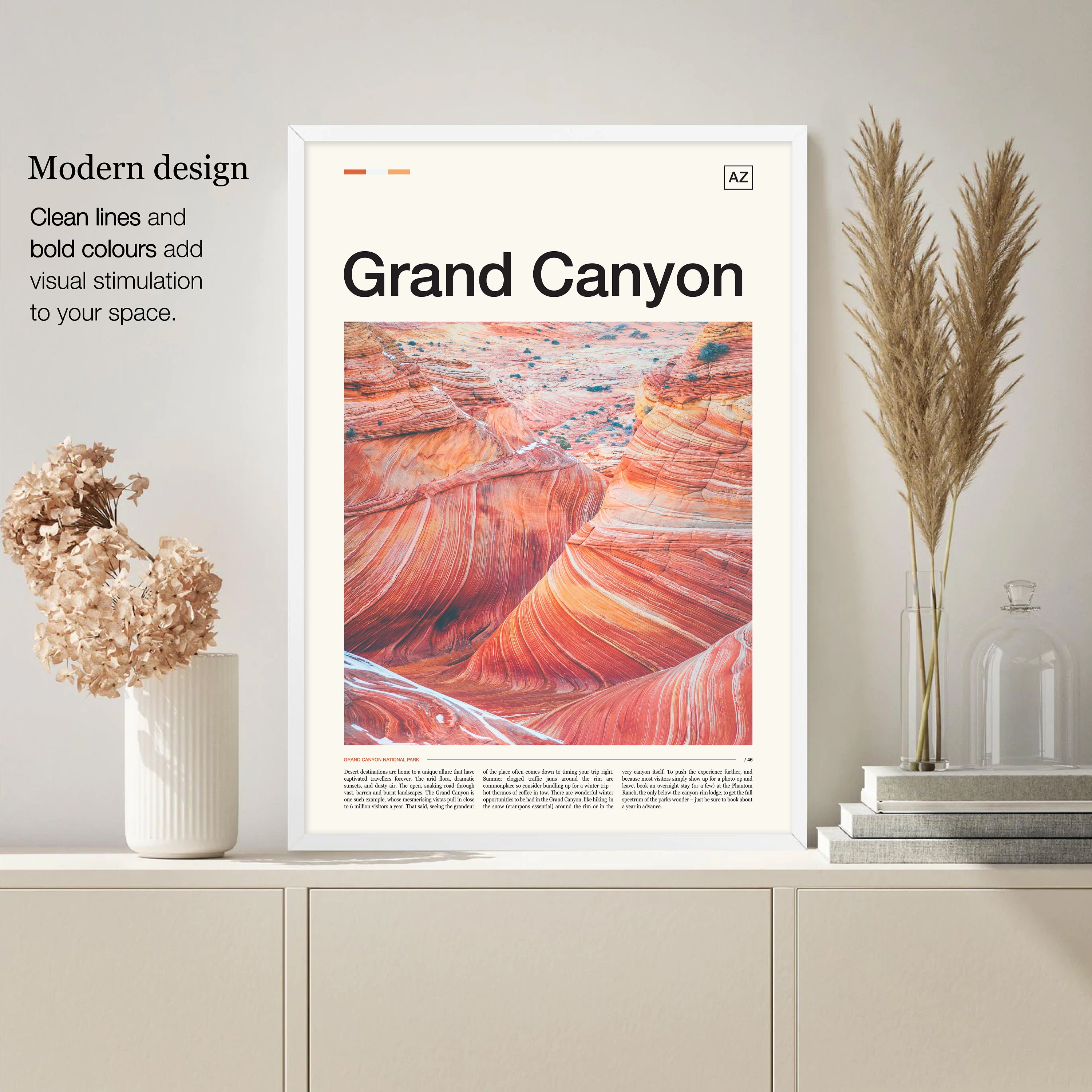 Grand Canyon Print Grand Canyon Poster Grand Canyon Art - Etsy