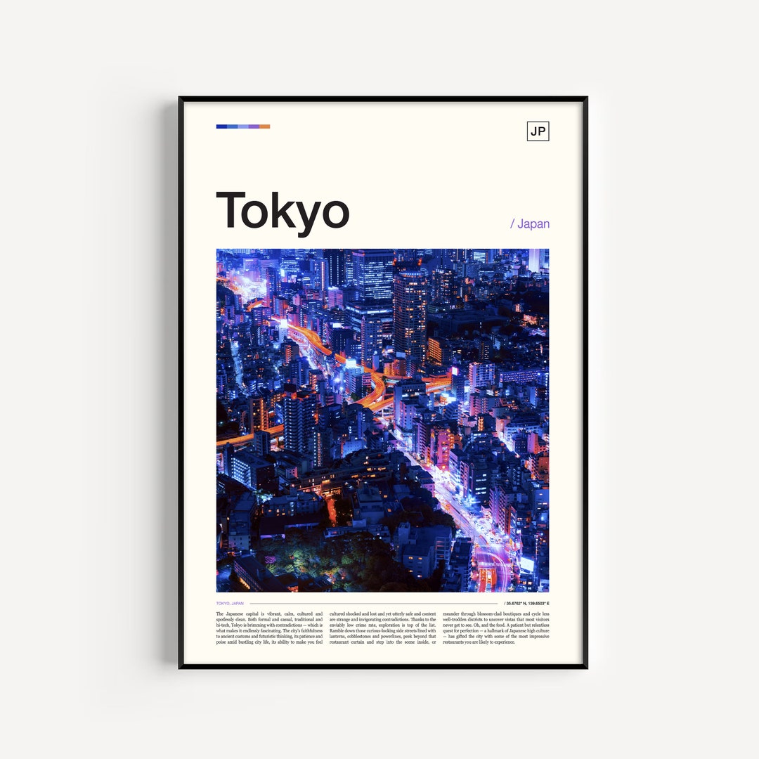 Tokyo Print, Tokyo Wall Art, Tokyo Poster, Tokyo Art Print, Tokyo ...