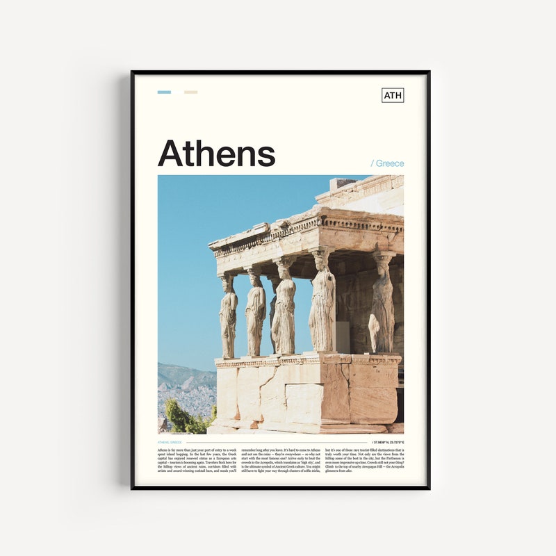 Greece Poster - Etsy