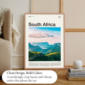 South Africa Print, South Africa Poster, South Africa Wall Art, South ...