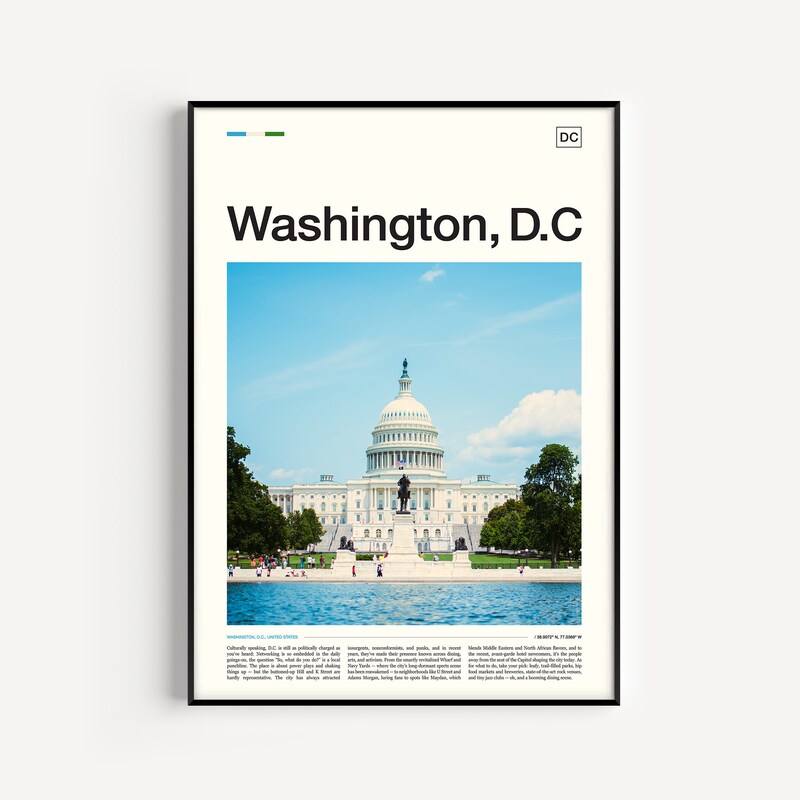 Washington Dc Poster - Etsy