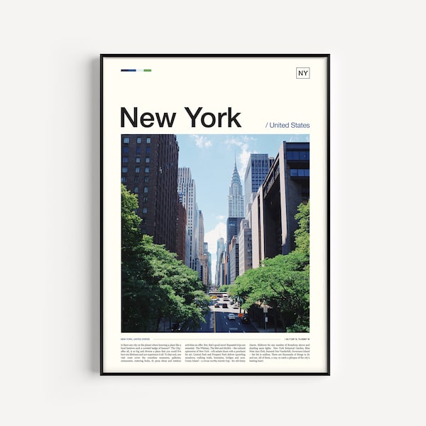 New York Poster - Etsy