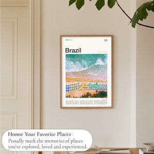 Brazil Print, Brazil Poster, Brazil Art, Brazil Wall Art, Brazilian Art ...
