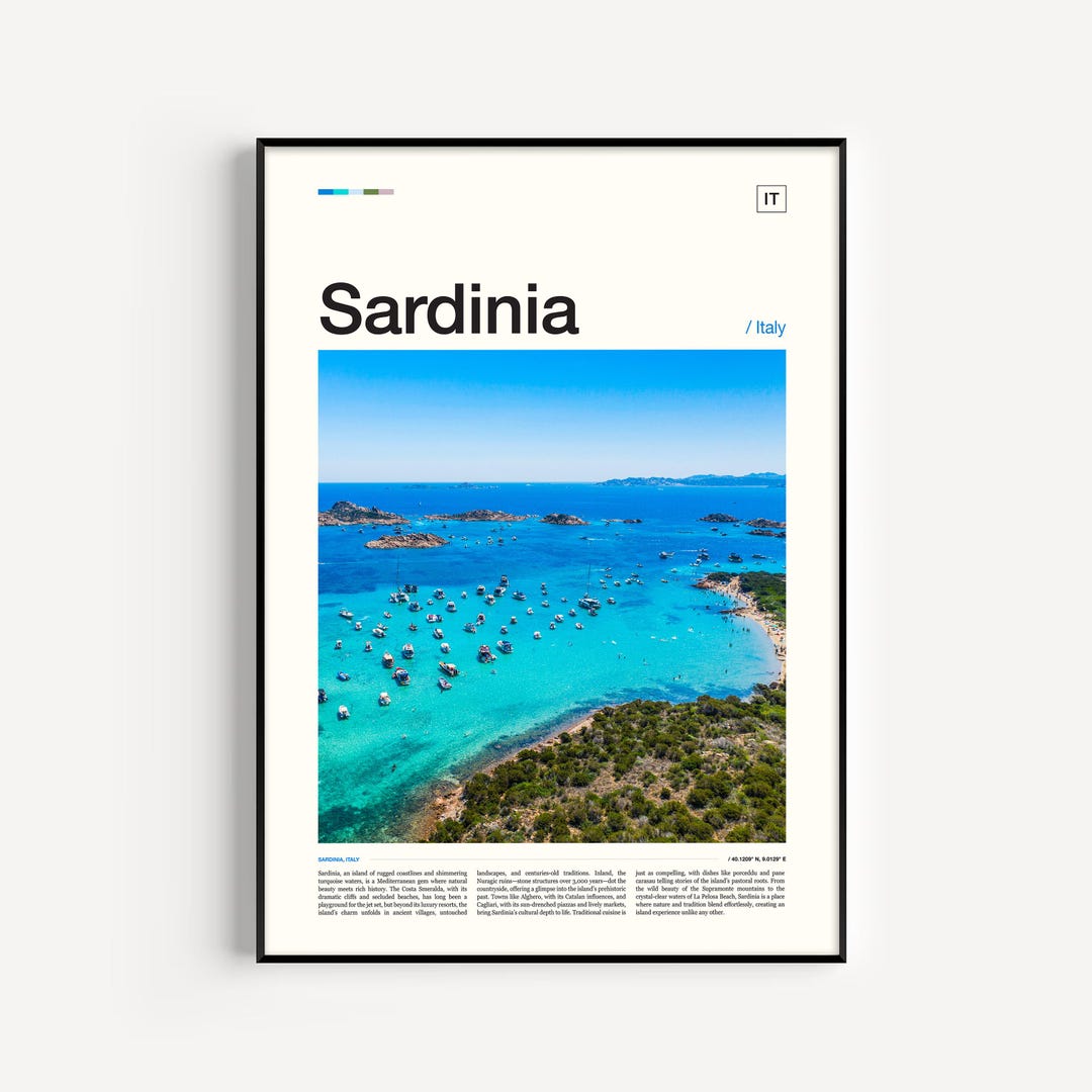 Sardinia Print, Sardinia Poster, Sardinia Art, Sardinia Photo, Sardinia ...