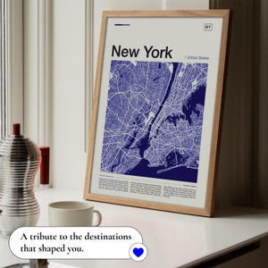 New York Map Print, New York Poster, New York City Map, New York Print ...