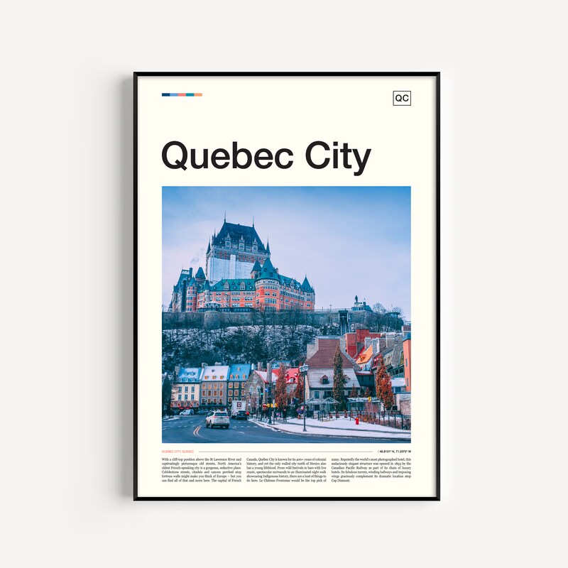 Quebec City Wall Art - Etsy