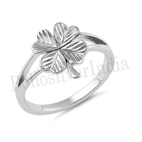 4 Leaf Clover Ring - Etsy