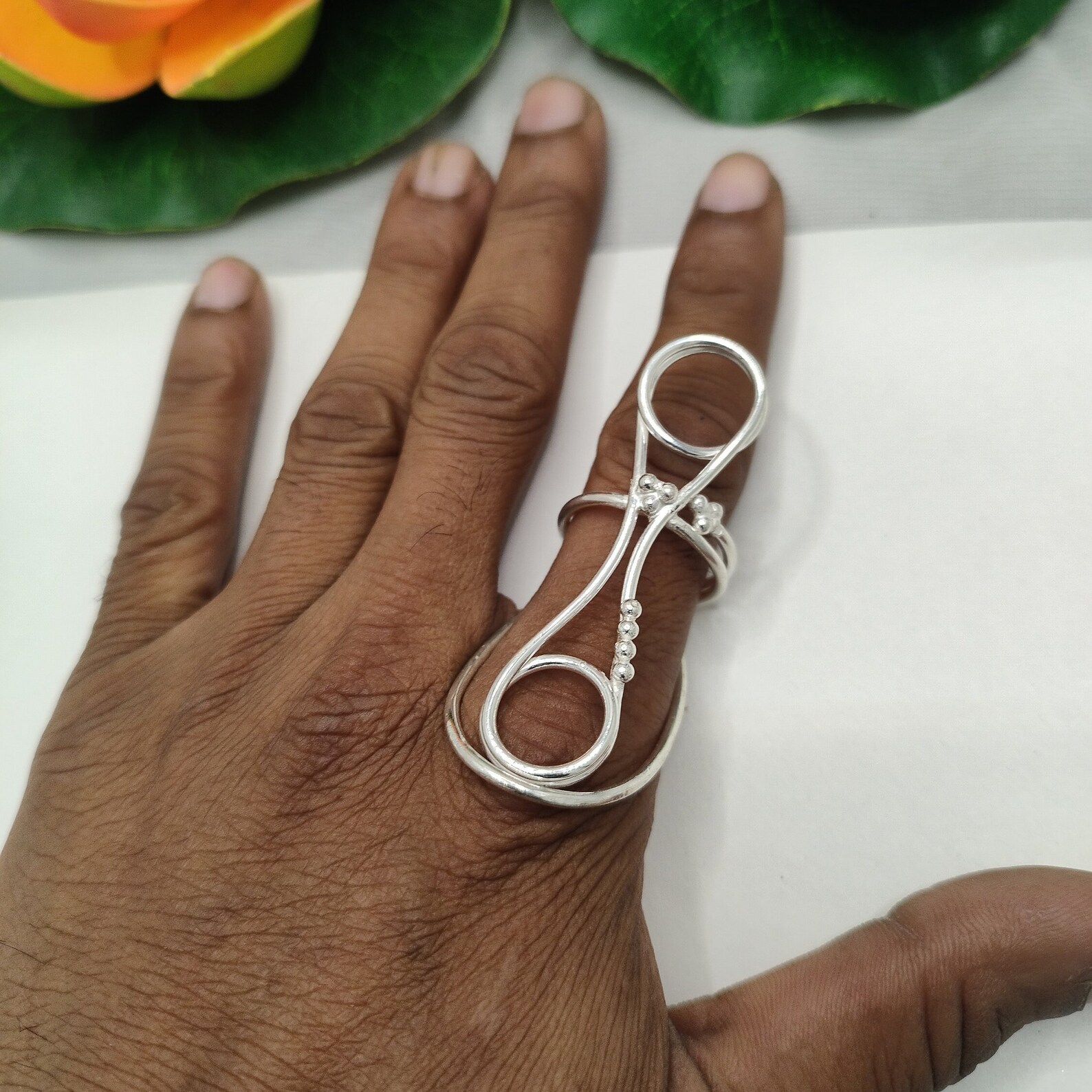925 Silver Thumb Splint Ring: MCP Hyper Extension, Arthritis, Trigger ...