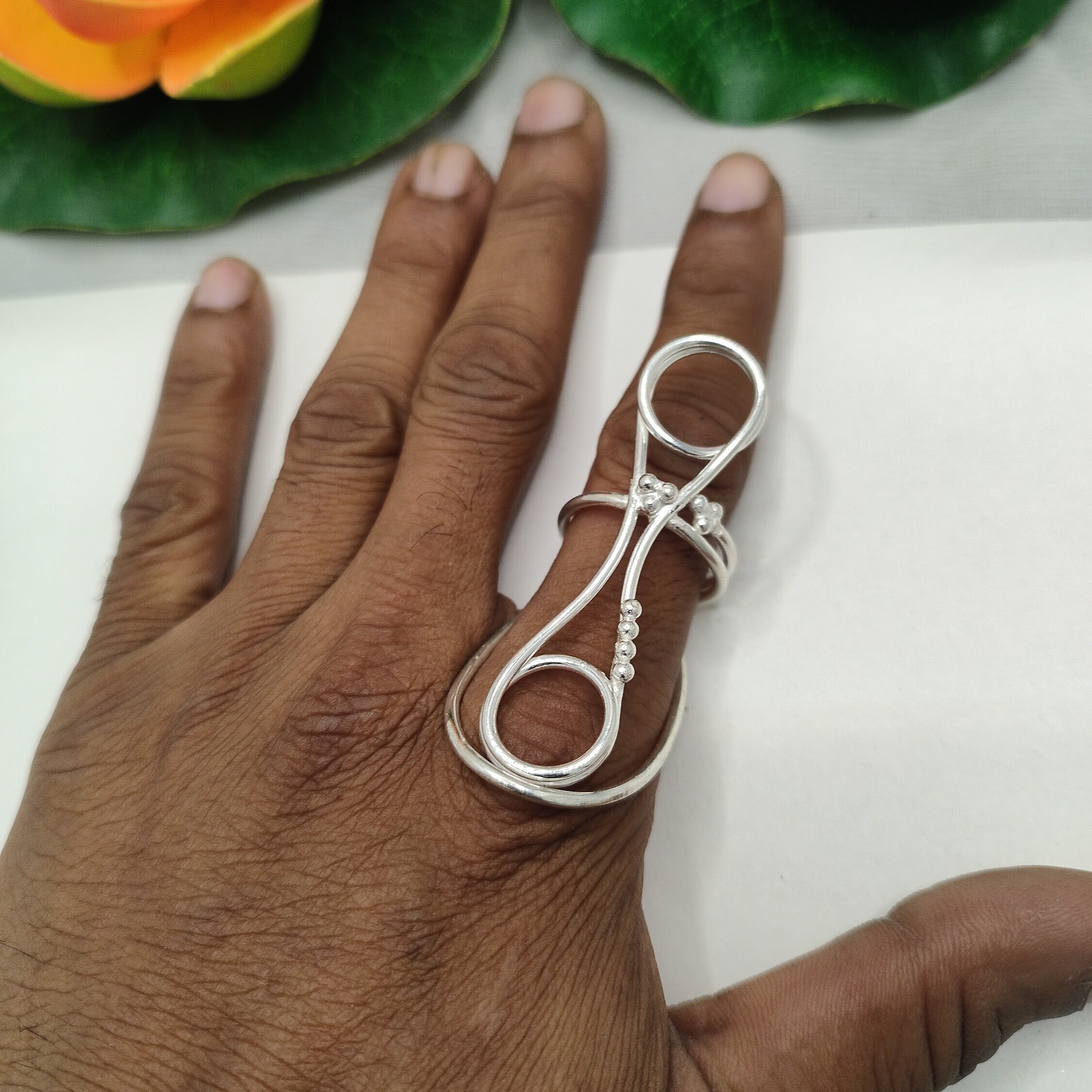 925 Silver Thumb Splint Ring: MCP Hyper Extension, Arthritis, Trigger ...