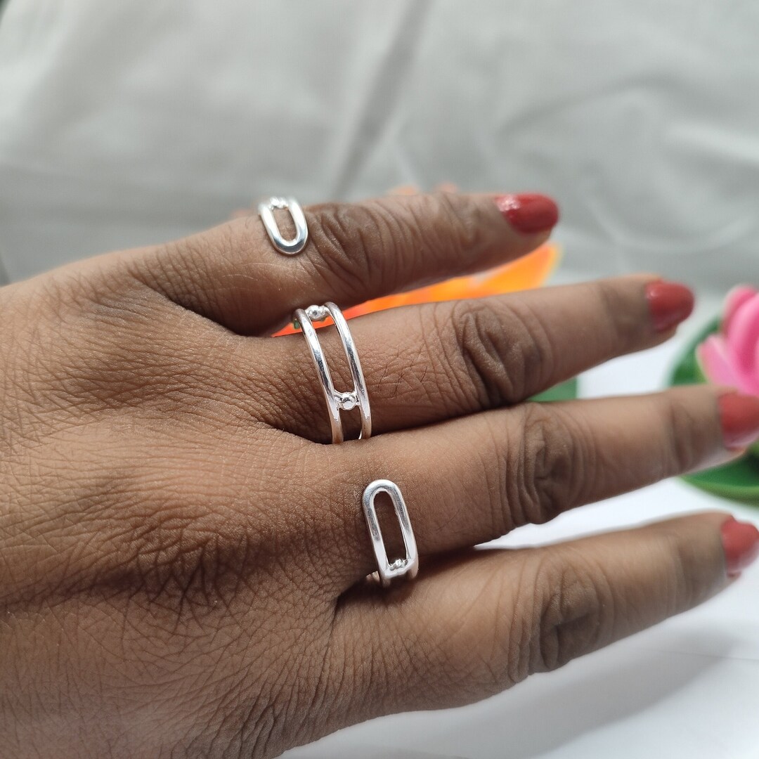 German Silver Buddy Splint Ring: Rheumatoid Arthritis Support - Etsy