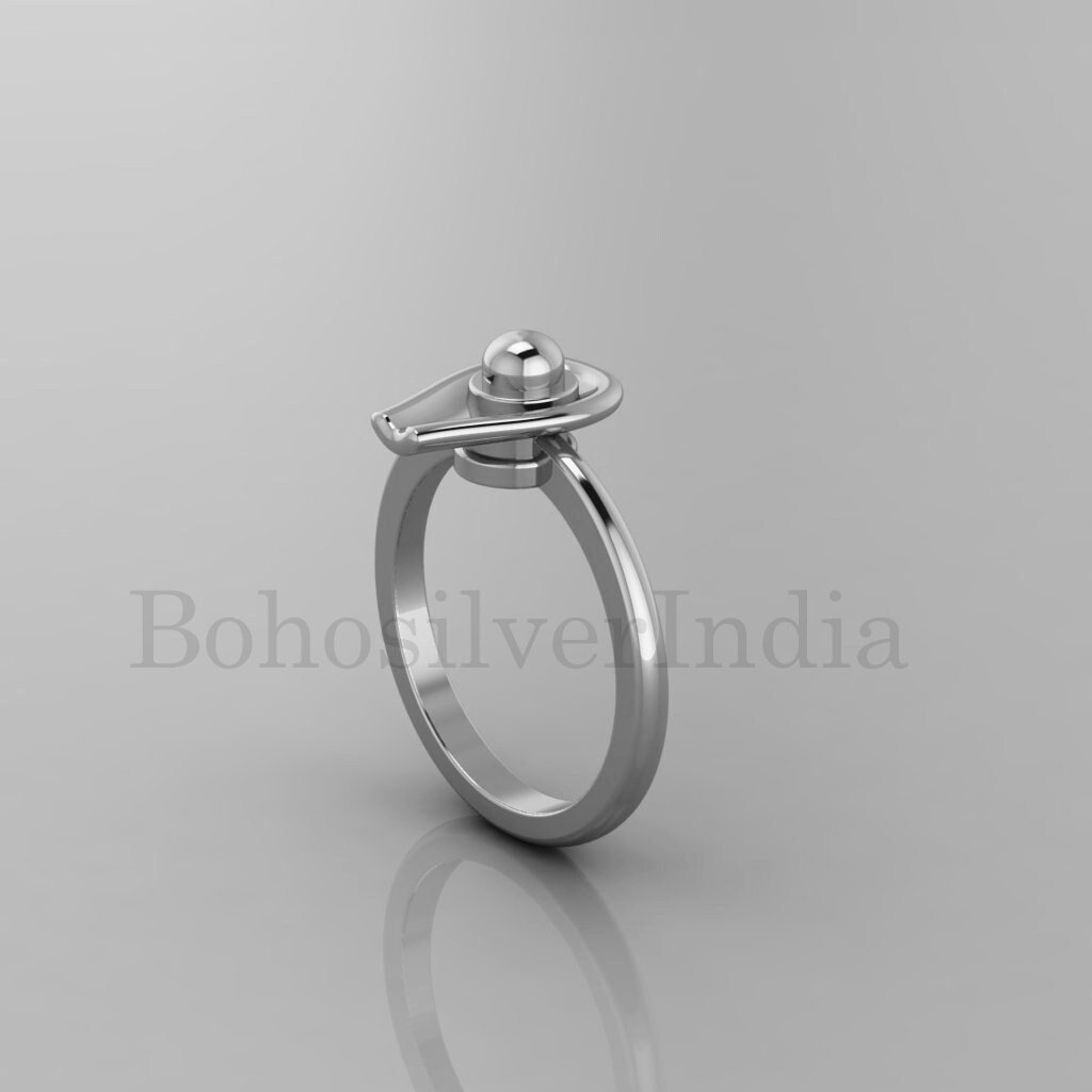 Sterling Silver Lord Shiva Lingam Trident Sterling Silver - Etsy