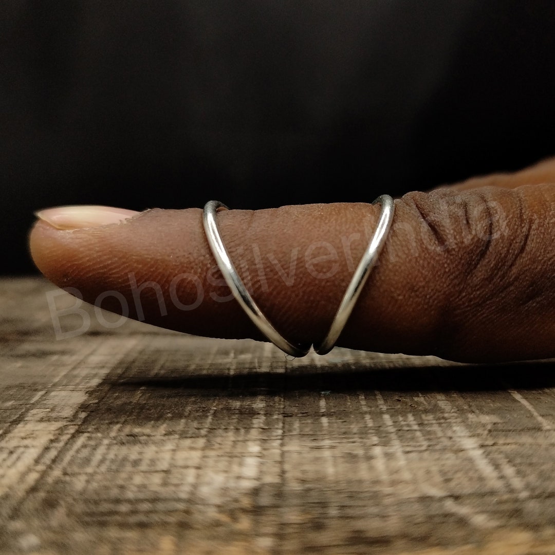 Sterling Silver Swan Splint Ring: Adjustable Arthritis Support - Etsy