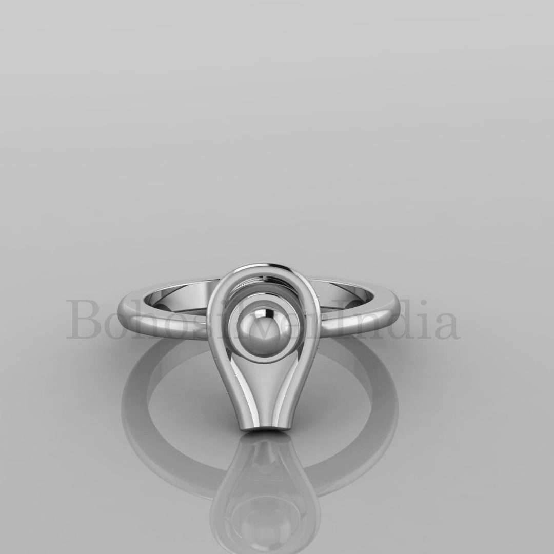 Sterling Silver Lord Shiva Lingam Trident Sterling Silver Ring, Solid ...