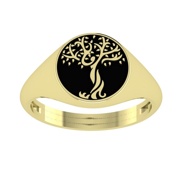 Tree of Life Ring Men - Etsy