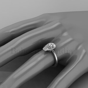 Sterling Silver Lord Shiva Lingam Trident Sterling Silver Ring, Solid ...