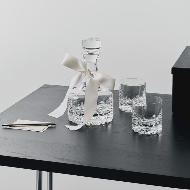 Engraved Crystal Whiskey Glass Set, Handcrafted in Sweden, Best Team ...
