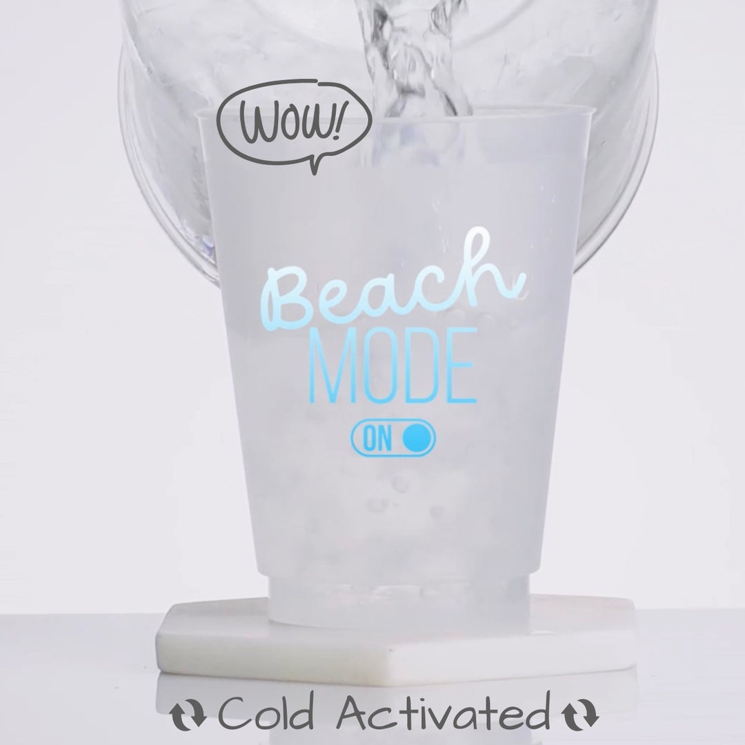Color Changing "beach Mode" Frost Flex Cup 16oz - 10 Packs - Ready to ...