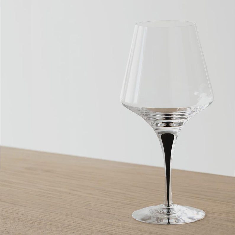 Engraved Crystal Wine Glass Set, Handcrafted in Sweden, Fancy Framed ...