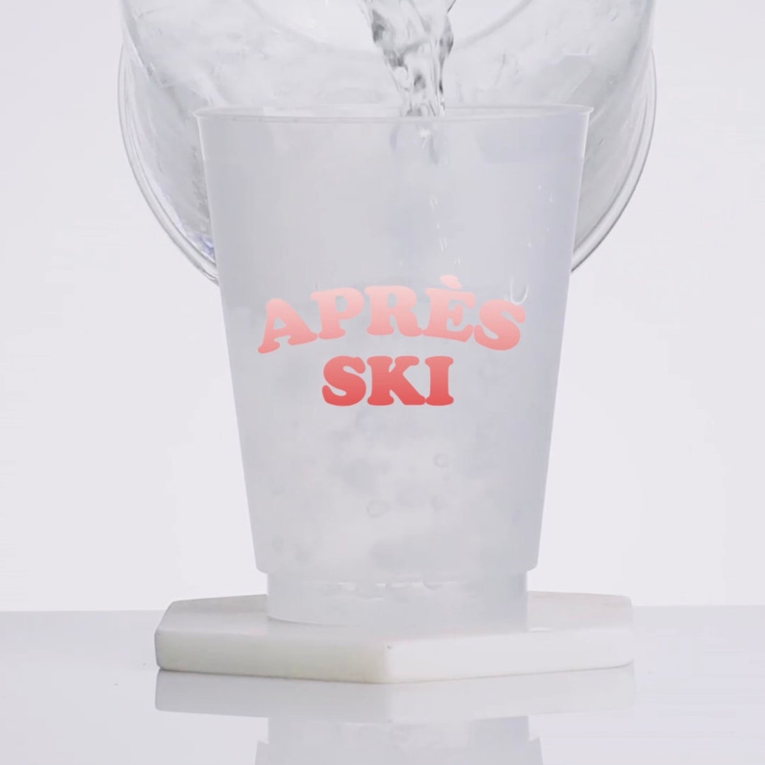 Color Changing "apres Ski -red" Frost Flex Cup 16oz - 10 Packs - Ready ...