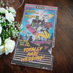 Personalised 80's / 90's Halloween Frankenstein Movie VHS Tape Inspired ...