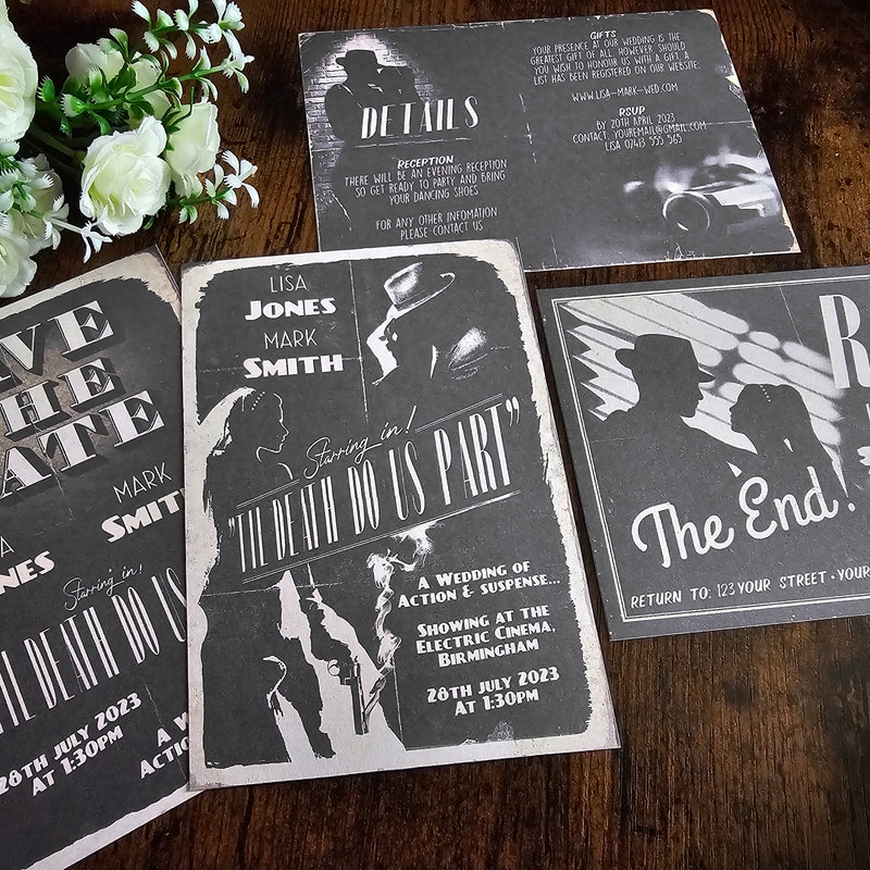 Old Hollywood Invite - Etsy
