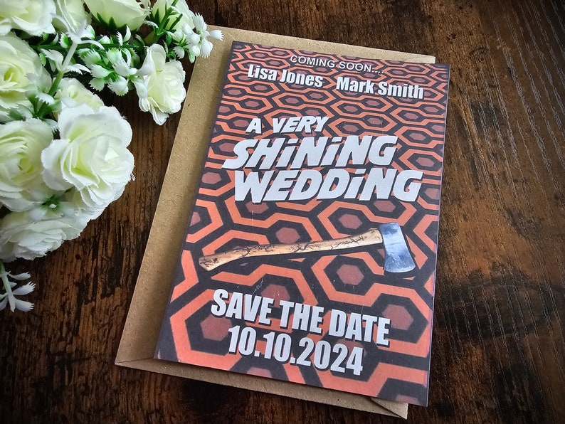Personalized the Shining Wedding Invitation: Horror Movie Theme - Etsy