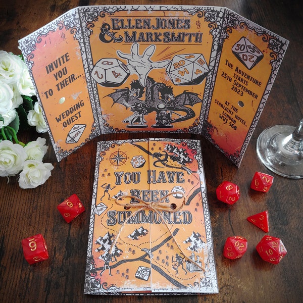 Dungeons and Dragons Wedding - Etsy